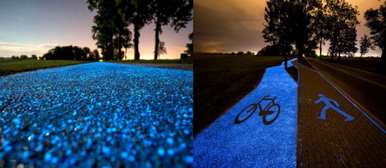 Beautiful Glow-in-the-Dark Bicycle Paths Are the Future - We Love ...