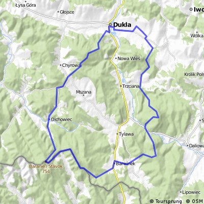 Jasionka – Piotruś – Rezerwat Jasiołki – Barwinek – Baranie – Mszana ...