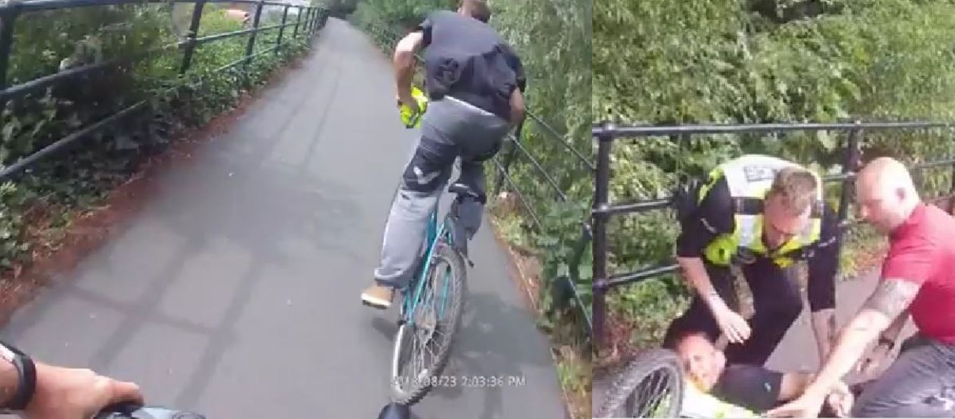 VIDEO: Watch a Police Officer Chase Down a Bike Thief in a Cycling ...