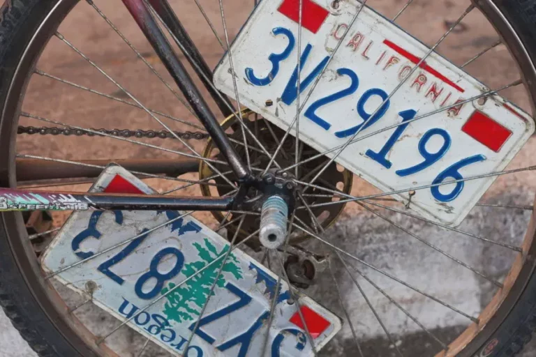 License plate for bikes store