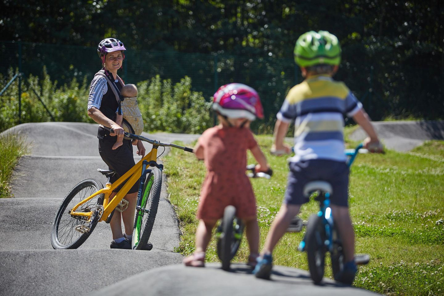 How to Ride a Pump Track with Kids - We Love Cycling magazine